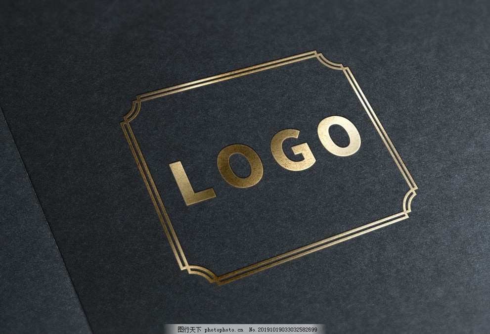 烫金logo样机图片_其他_其他-图行天下素材网