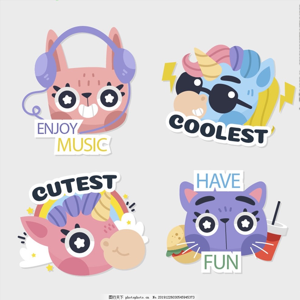 搞笑卡通插画图片_其他_其他-图行天下素材网